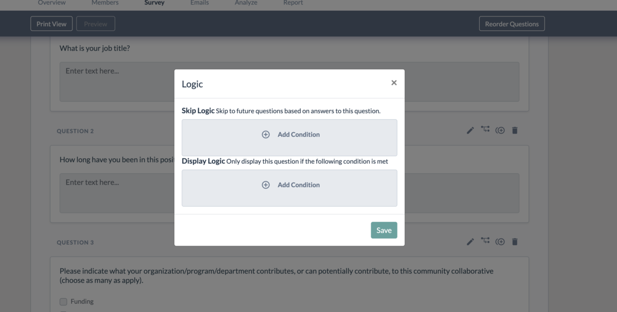 NEW: Display & Skip Logic for Surveys - Visible Network Labs