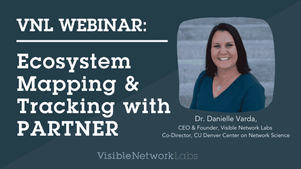 Webinar Ecosystem Mapping And Tracking With Partner Visible Network Labs