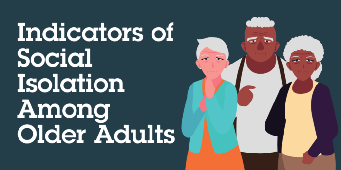 Indicators of Social Isolation Among Older Adults - Visible Network Labs